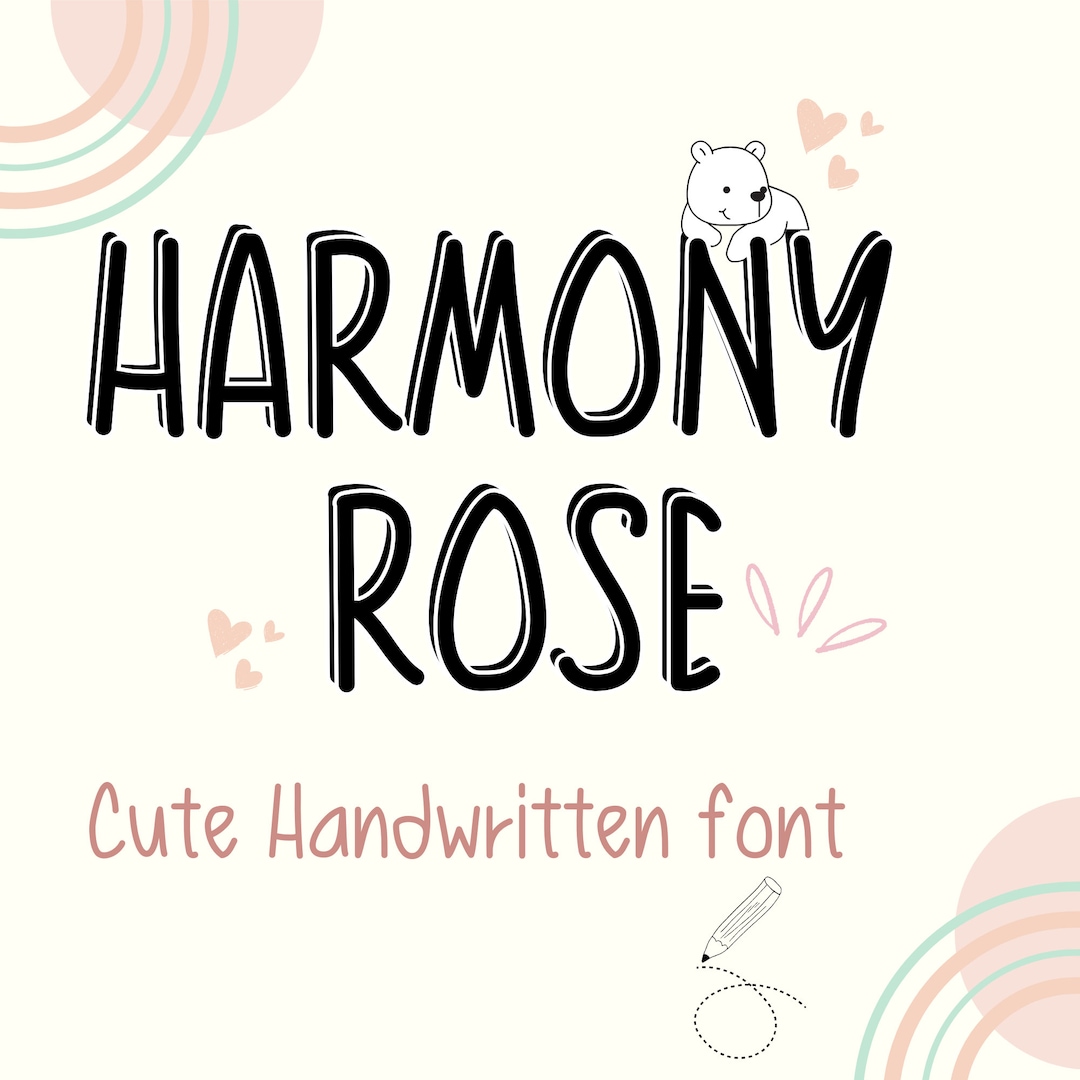 Cute Handwritten Font, Font for Goodnotes, Handwritten Note, Cute Font ...