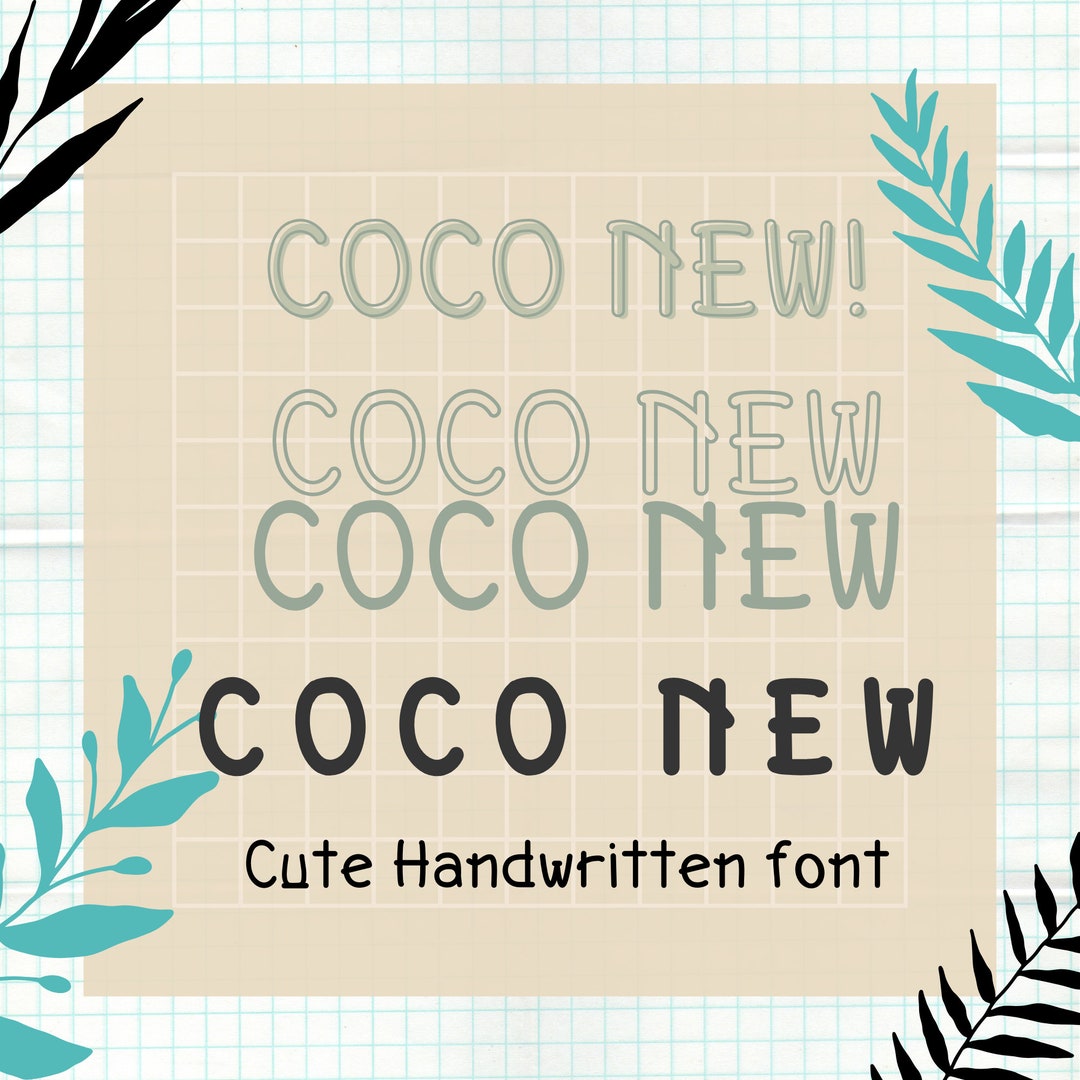 Cute Handwritten Font, Font for Goodnotes, Handwritten Note, Cute Font ...