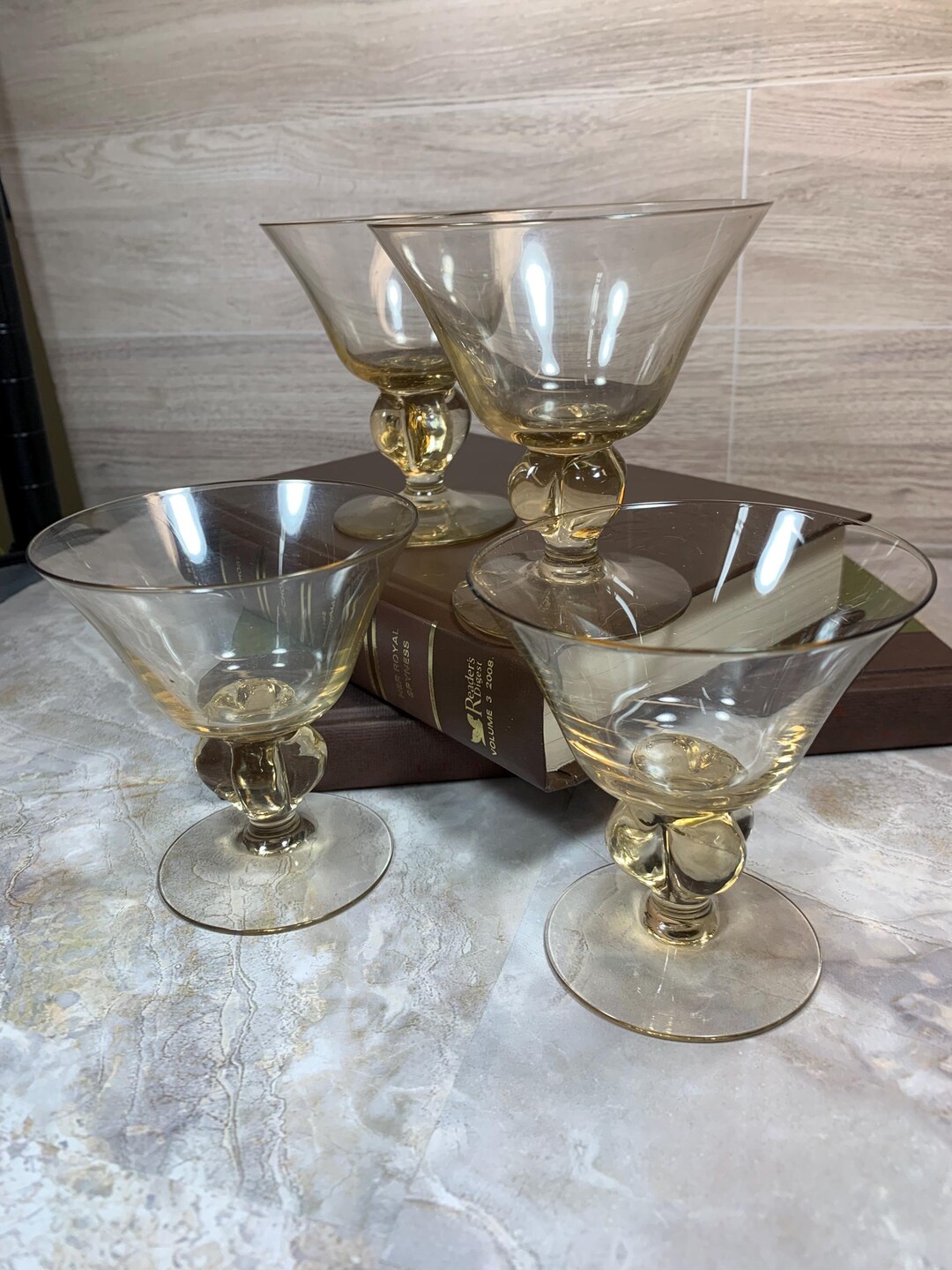 Swedish Gulli (gold)cocktail Glasses-set of 4 - Etsy