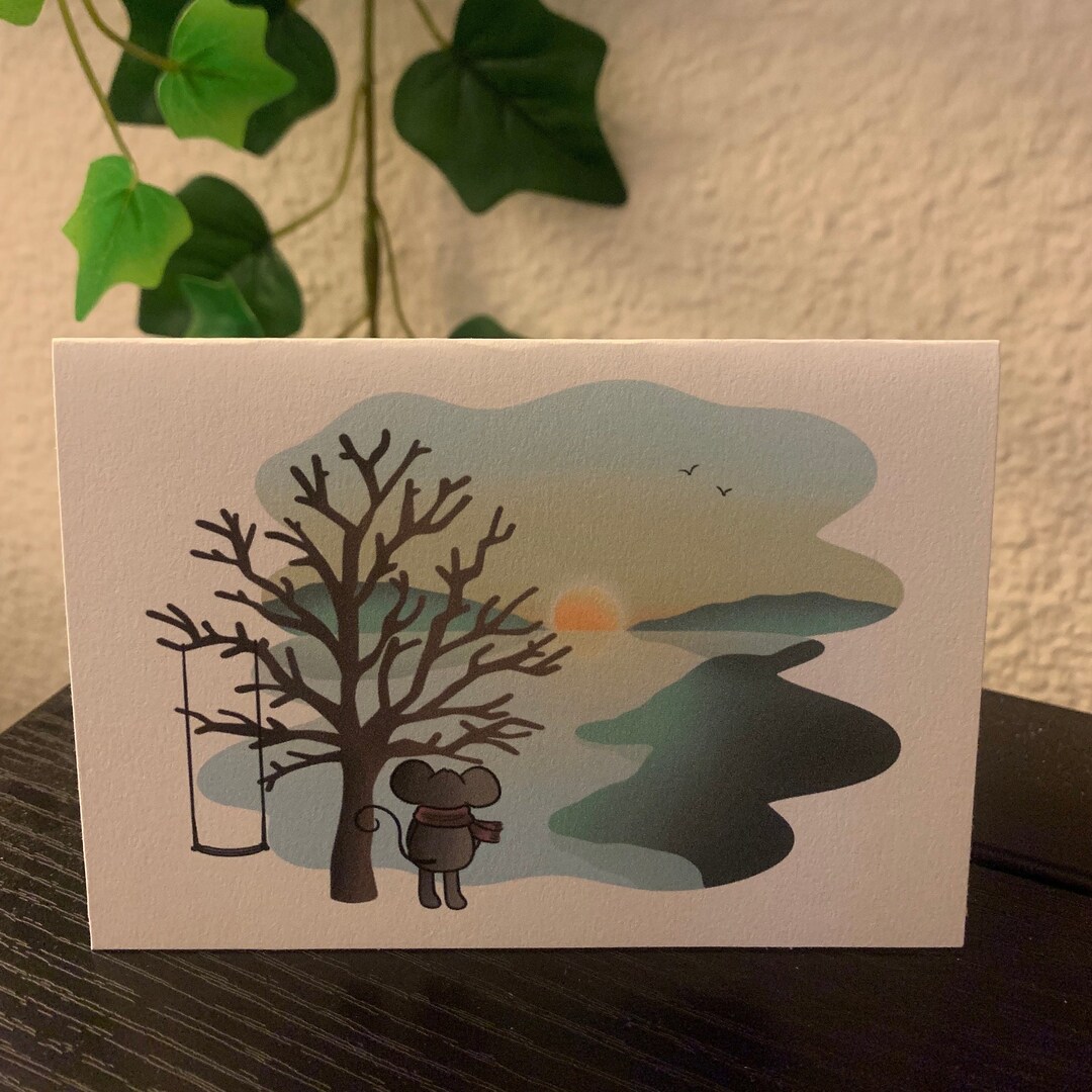 Merry Mouse Cards - Etsy