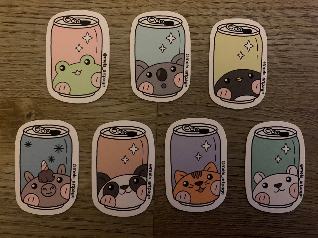 Soda Can Stickers - Etsy