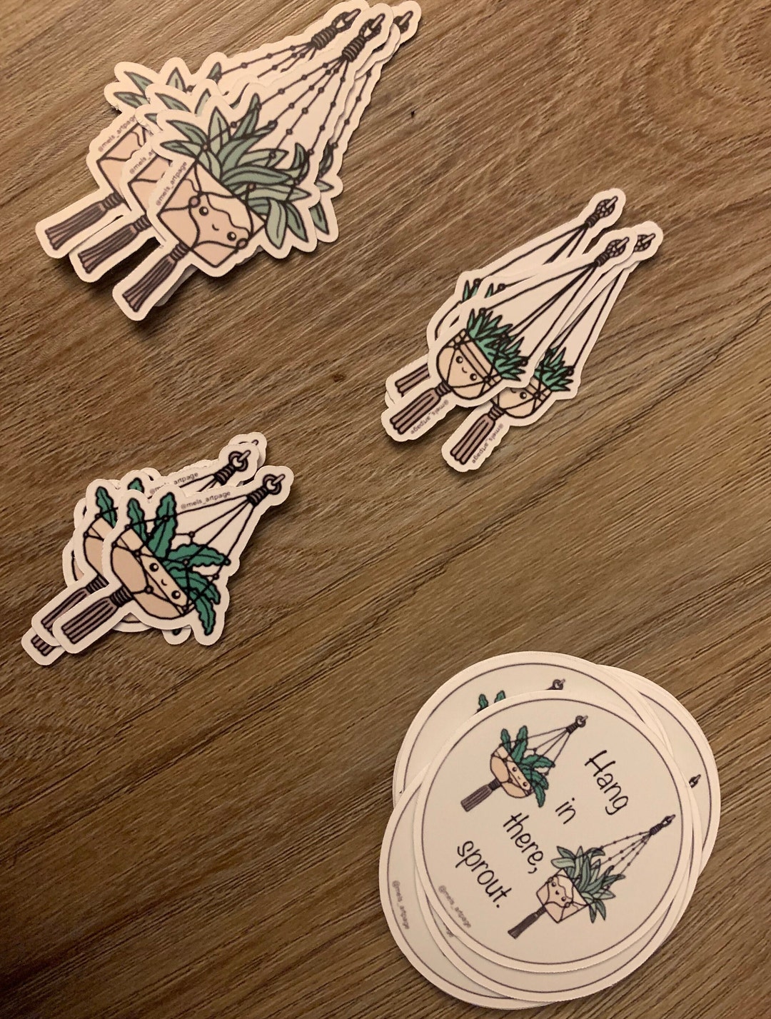 Hanging Plants Stickers - Etsy