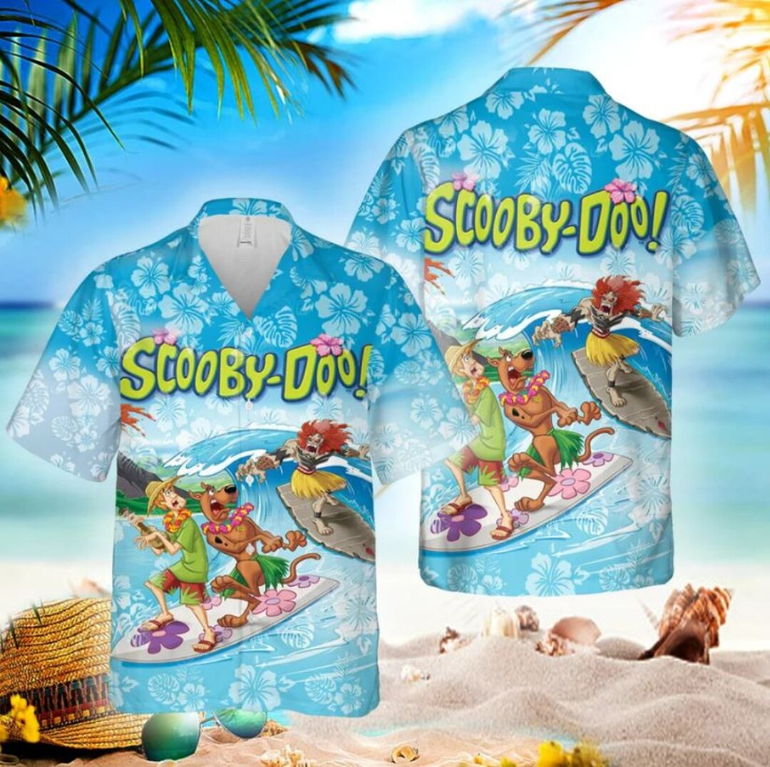 Scooby-doo 3D Hawaii Shirt Scooby Doo Retro Shirt Gift - Etsy