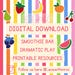 Smoothie Bar Dramatic Play Centre Digital Download | Play Based ...