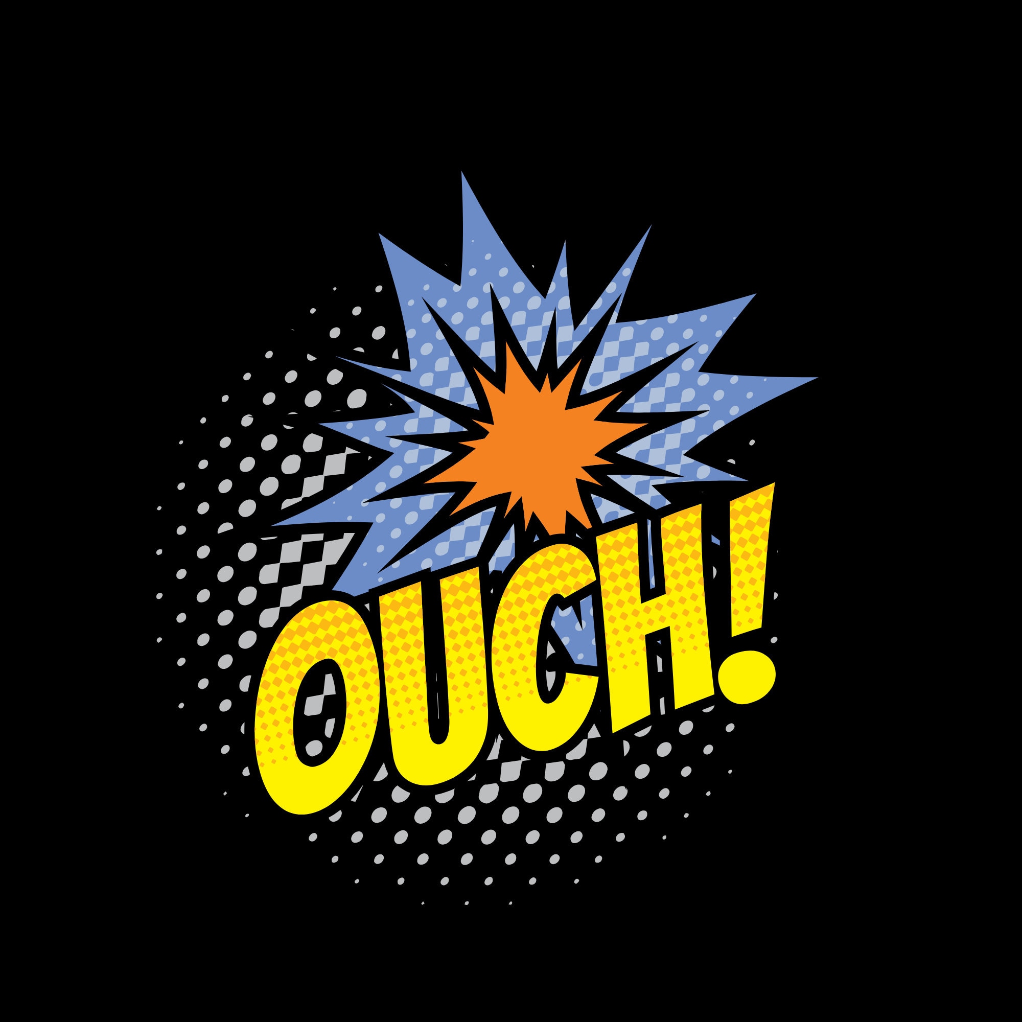 Comic Clipart Imege Transprent SVG Bundle I30 Ouchh Clipart Png Bundle ...