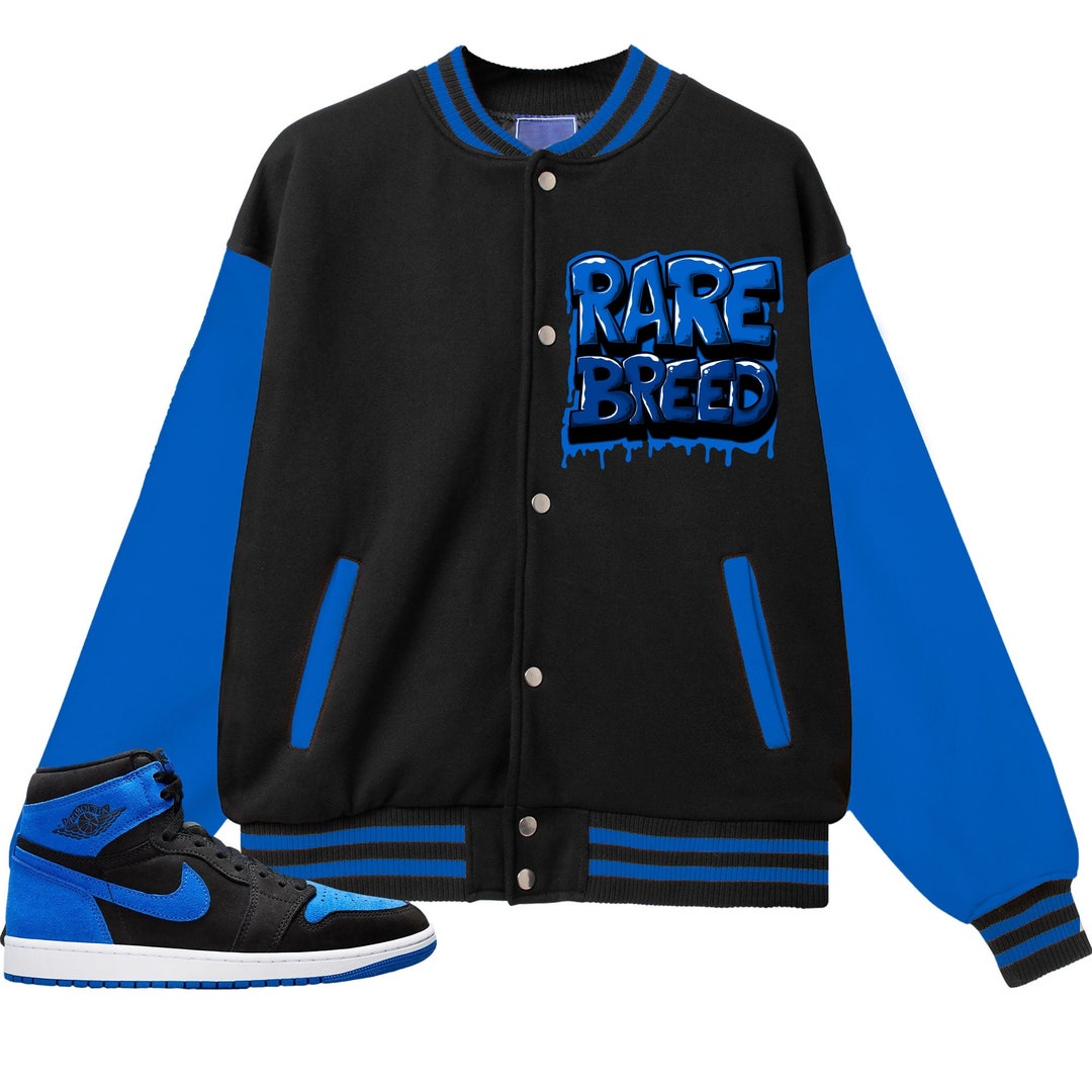 Jordan 1 Royal Reimagined Custom Text and Number Unisex Varsity, Rare ...