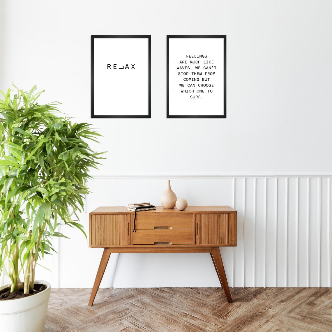 Feelings Are Much Like Waves Printable Poster Affirmation Wall - Etsy