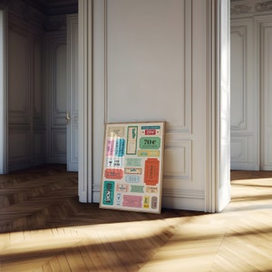 Retro Wall Art Trendy Wall Art Retro Poster Life Ticket Stub Poster ...