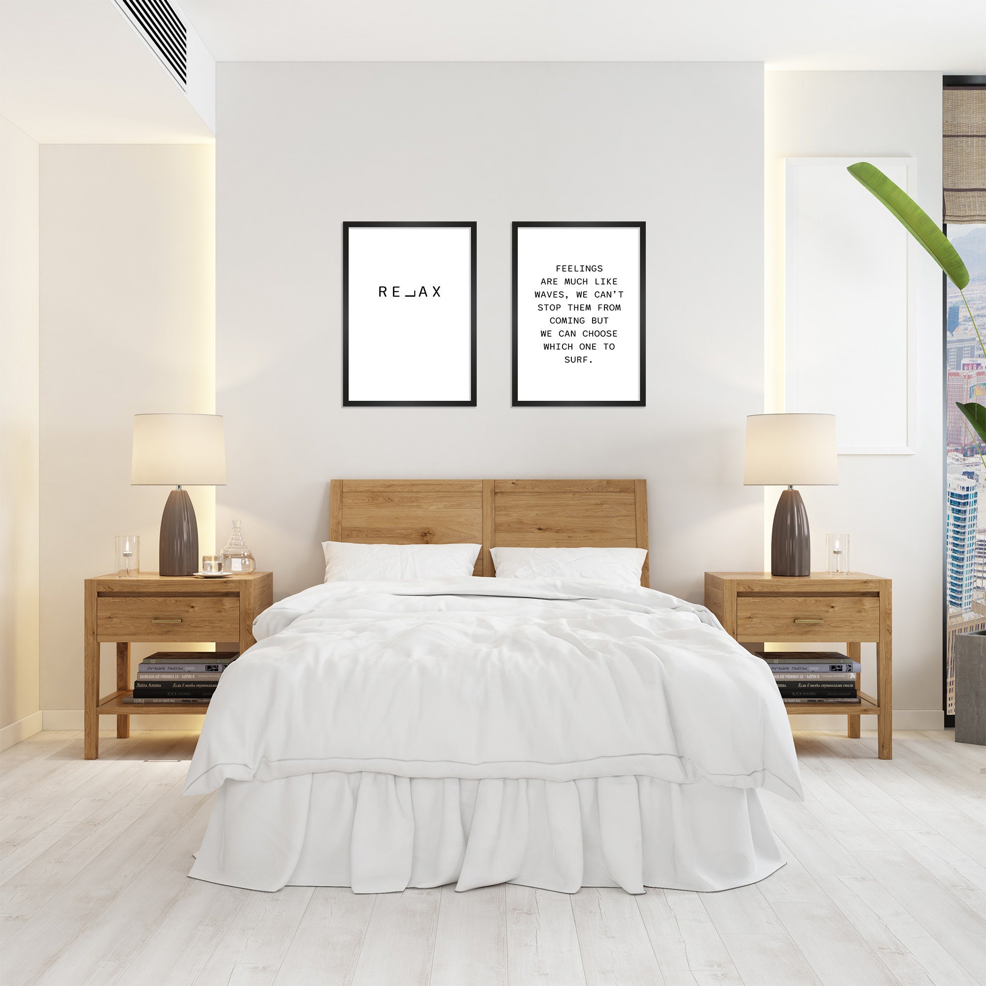 Feelings Are Much Like Waves Printable Poster Affirmation Wall - Etsy