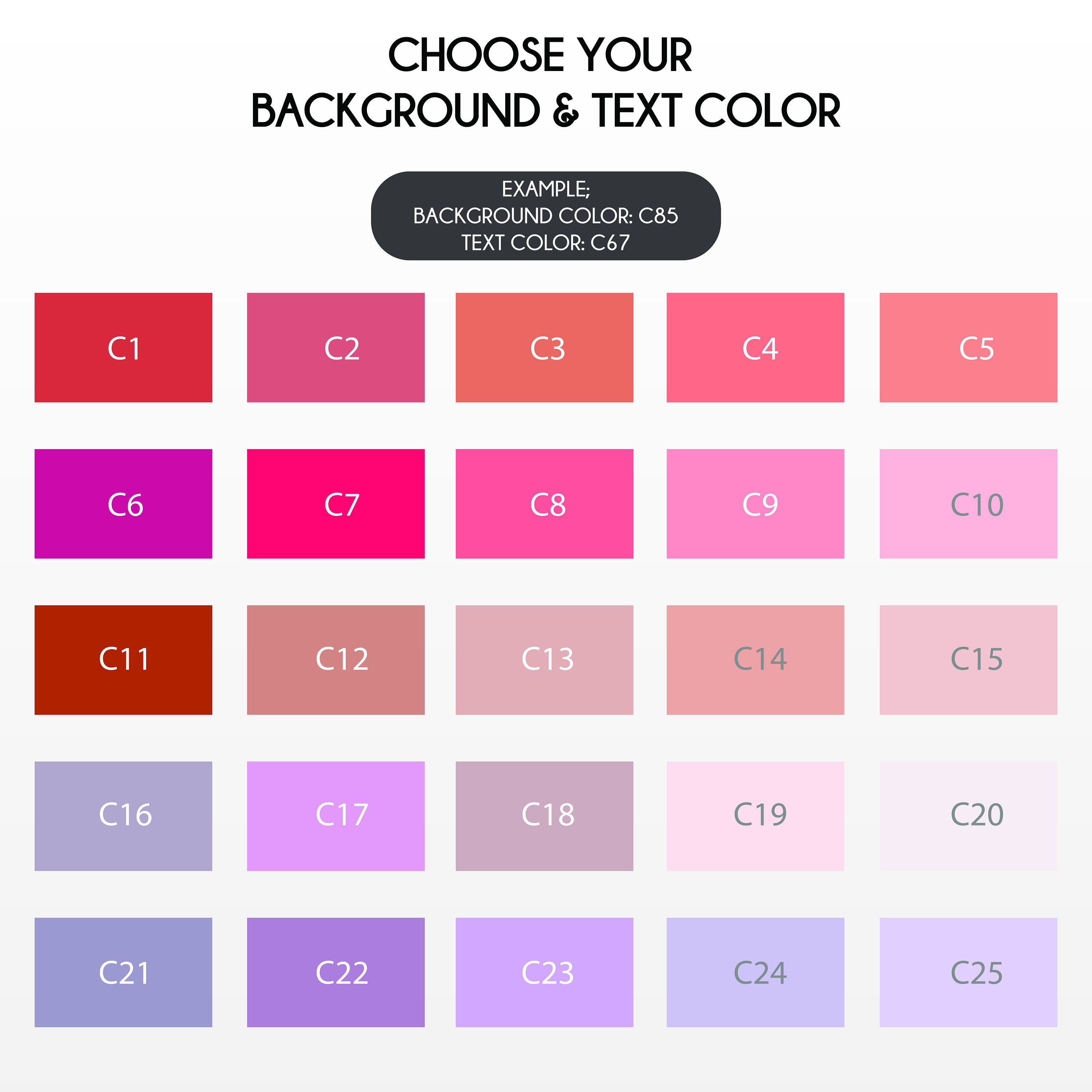 Custom Text Poster Custom Text Print Downloadable Custom Quote Print ...