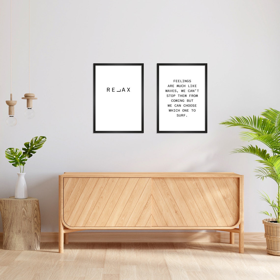 Feelings Are Much Like Waves Printable Poster Affirmation Wall - Etsy