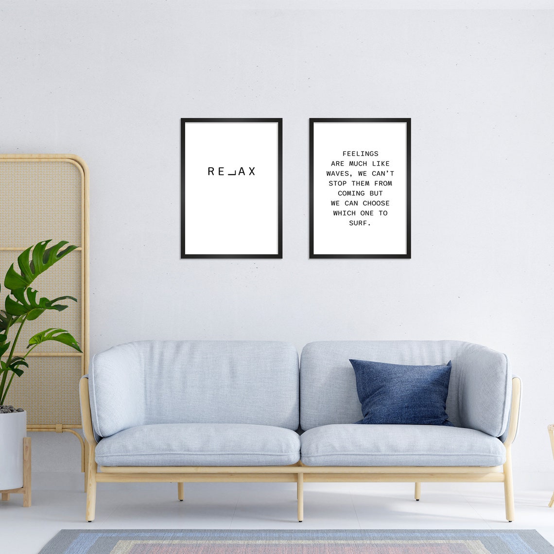 Feelings Are Much Like Waves Printable Poster Affirmation Wall - Etsy
