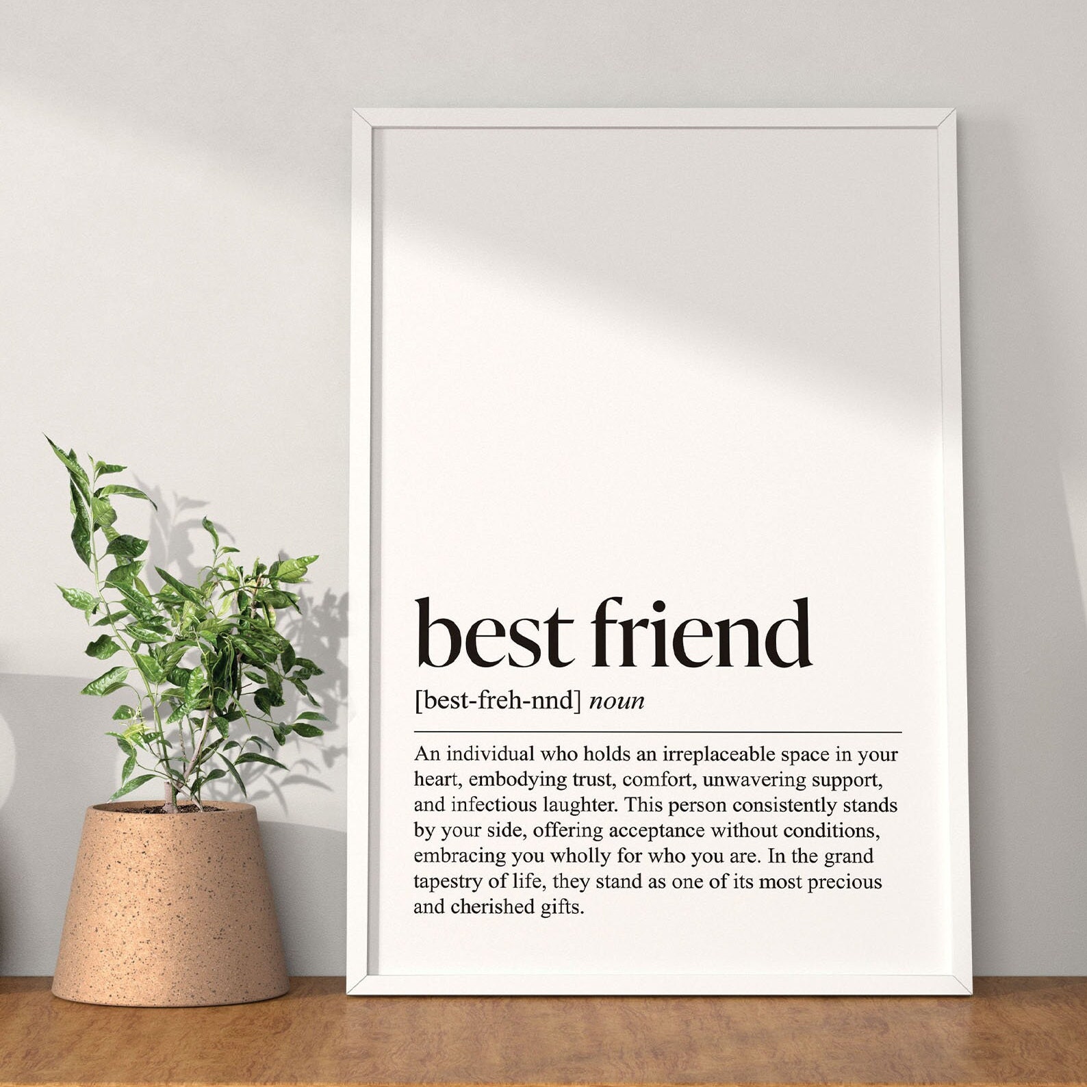 Best Friend Definition Printable Multiple Sizes Unique Friendship Quote ...