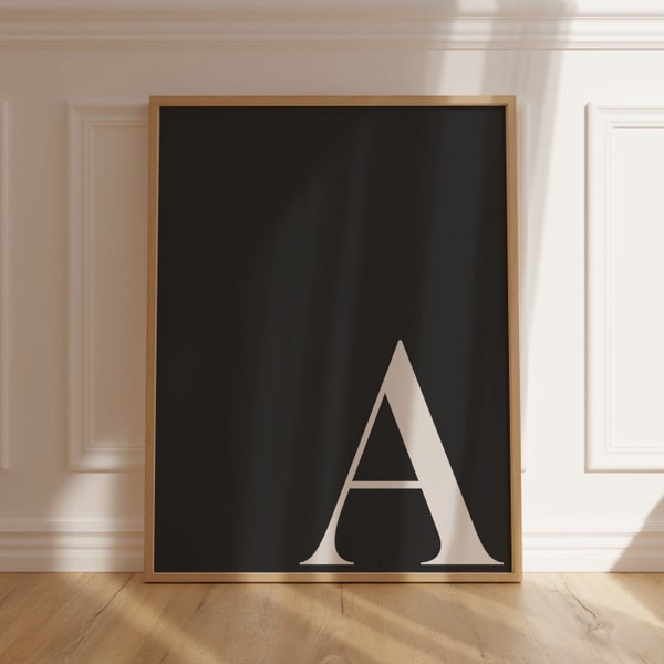 Abstract Letter Art - Etsy