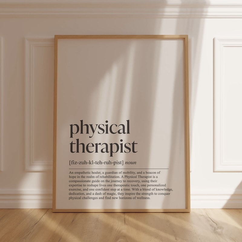 Physical Therapy Wall Art - Etsy