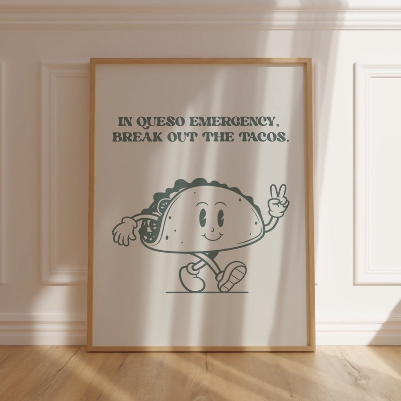Taco Poster - Etsy