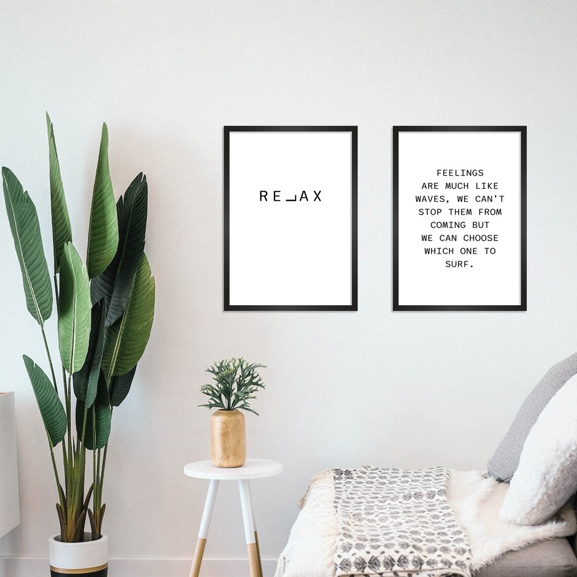 Feelings Are Much Like Waves Printable Poster Affirmation Wall - Etsy