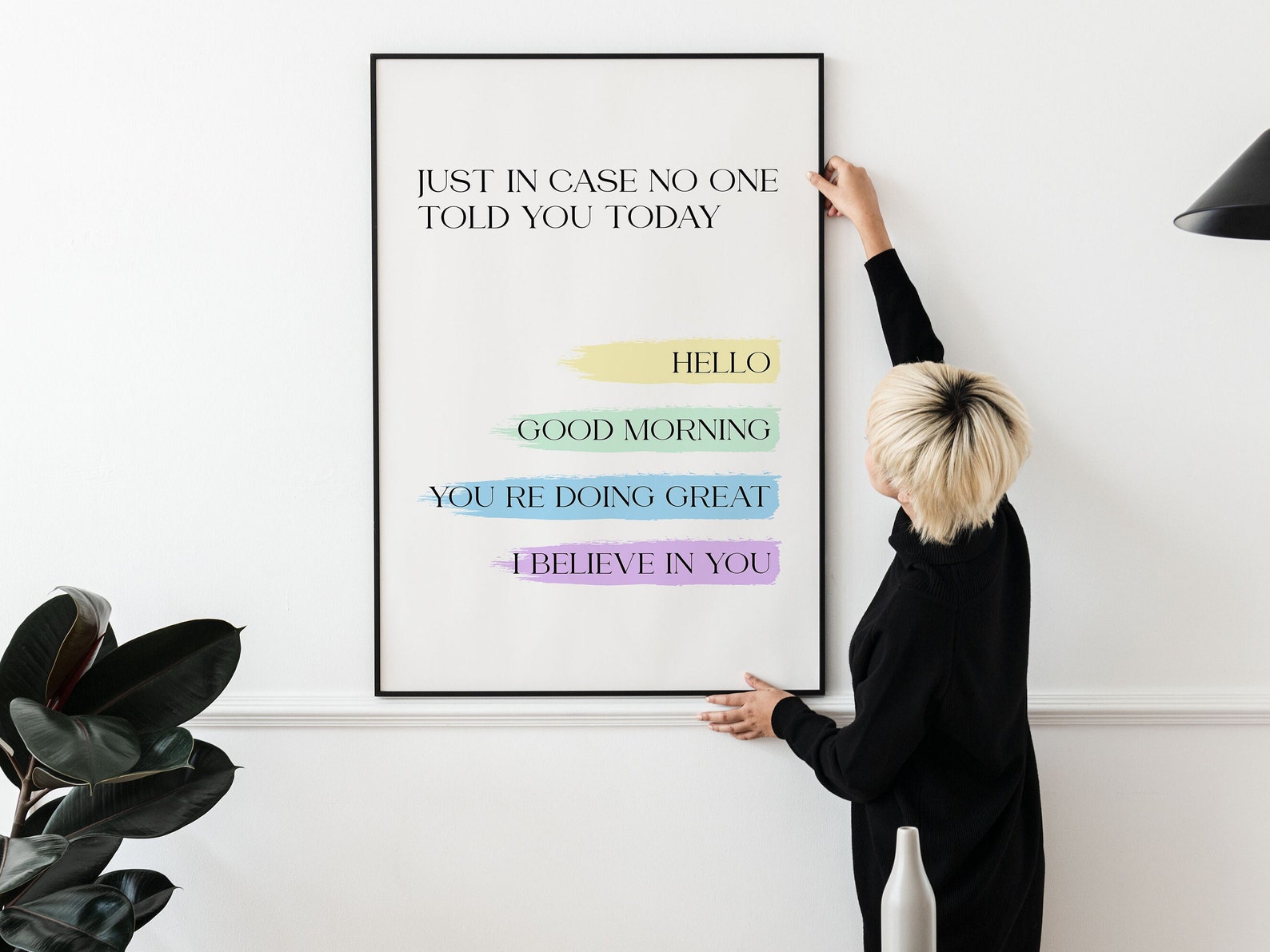 Classroom Decoration Just in Case No One Told You Today - Etsy