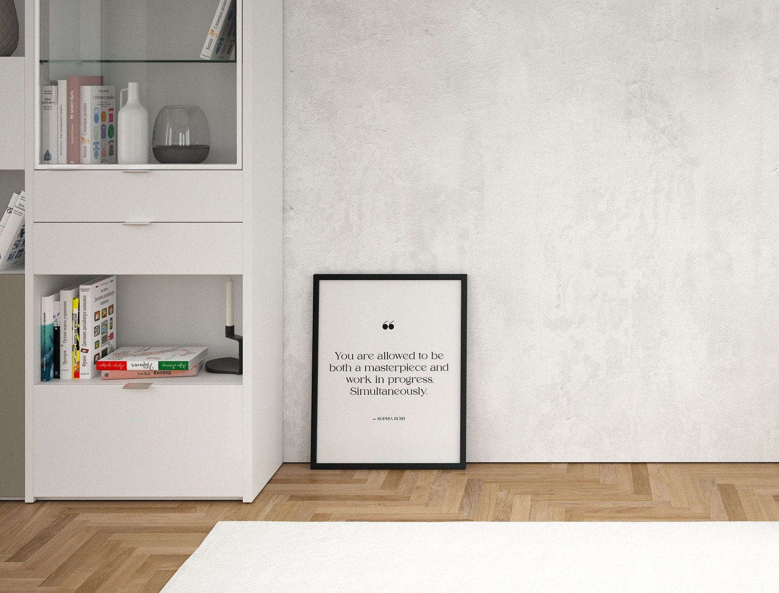 Work in Progress Quote Printable Wall Art Feminine Quote - Etsy