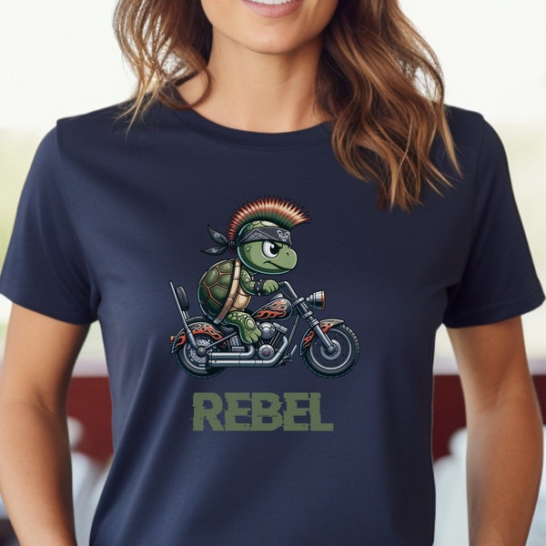 Cartoon Motorcycle Shirt - Etsy