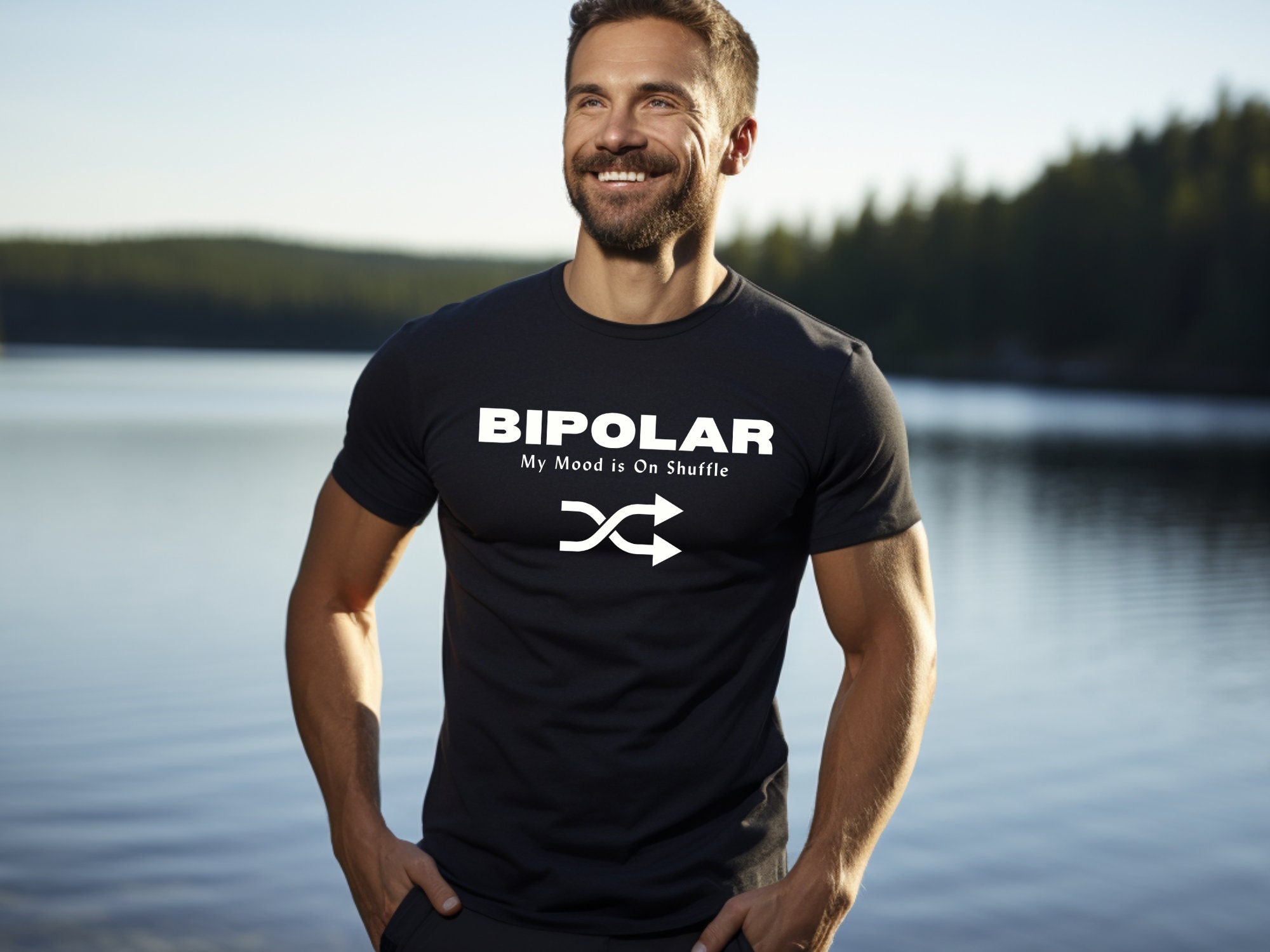Bipolar Humor Mental Health T-shirt Bipolar Disorder Tee Funny Bipolar ...