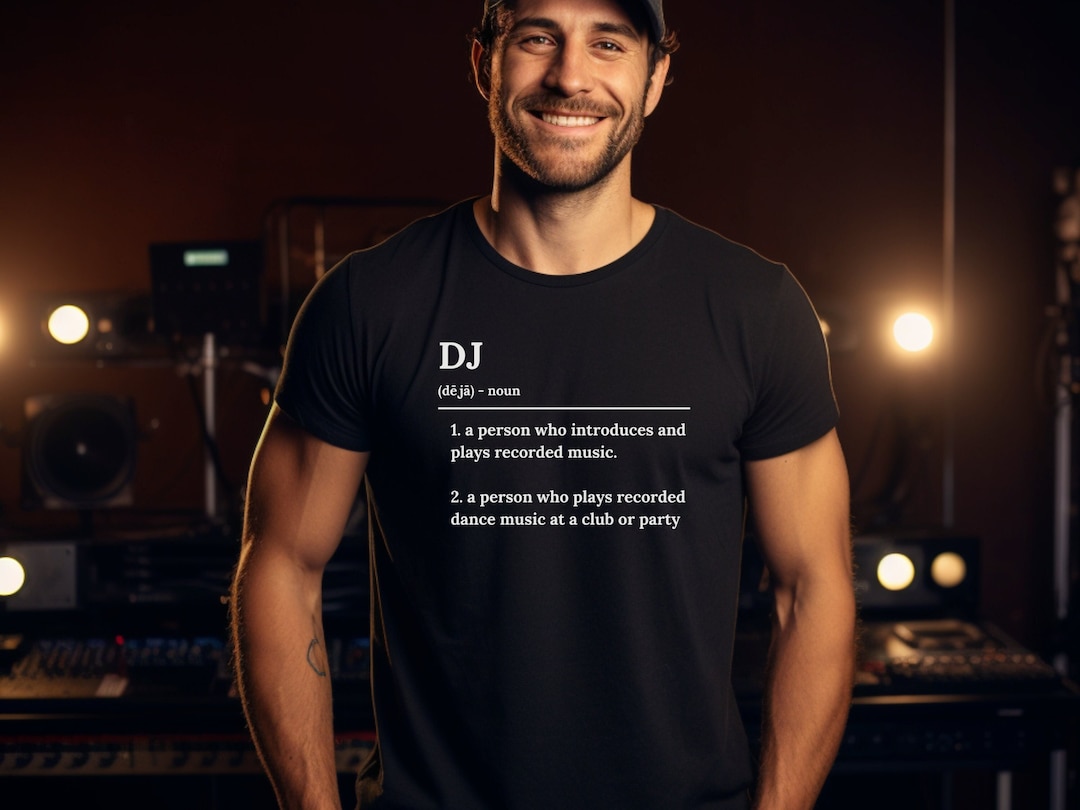 DJ Definition T-shirt: Music Lover Gift - Etsy