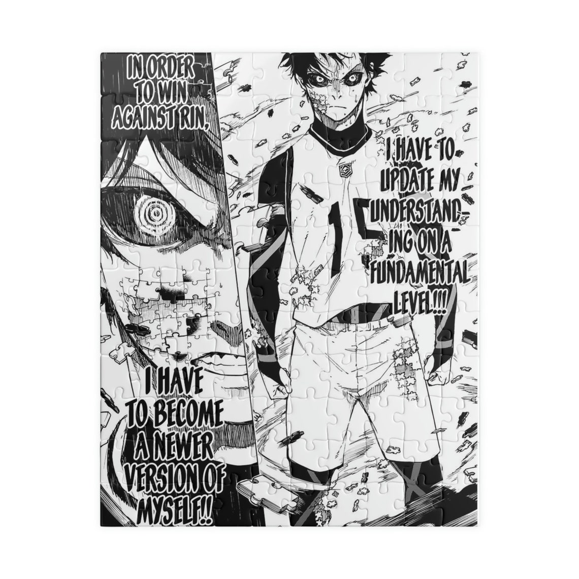 Bluelock Anime Puzzle - Isagi Putting the Pieces Together - Etsy