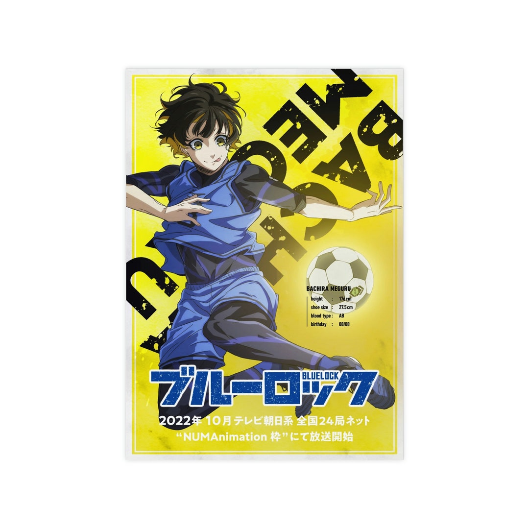 Bluelock Anime Bachira Playercard Poster - Etsy