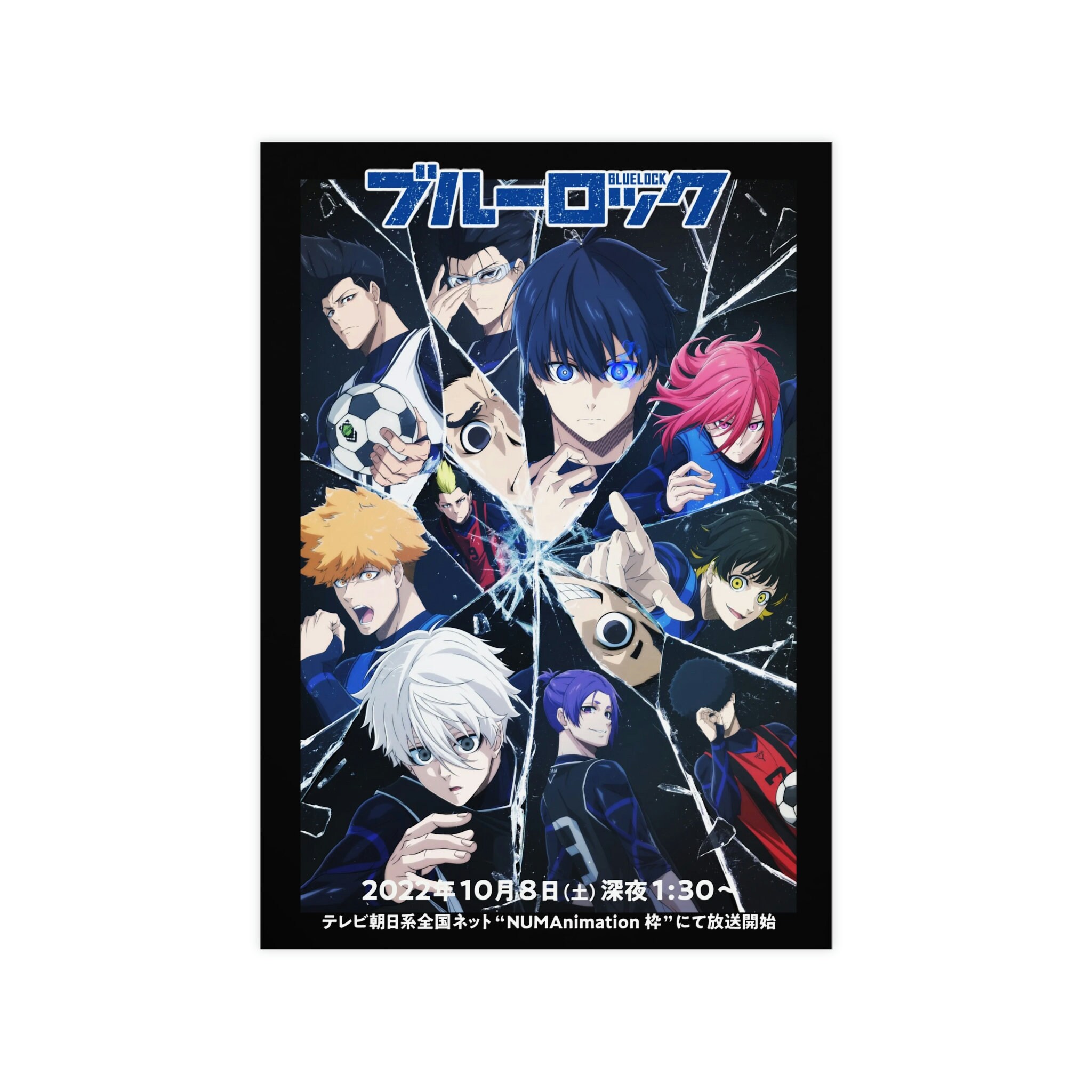Bluelock Anime Team Poster - Etsy UK