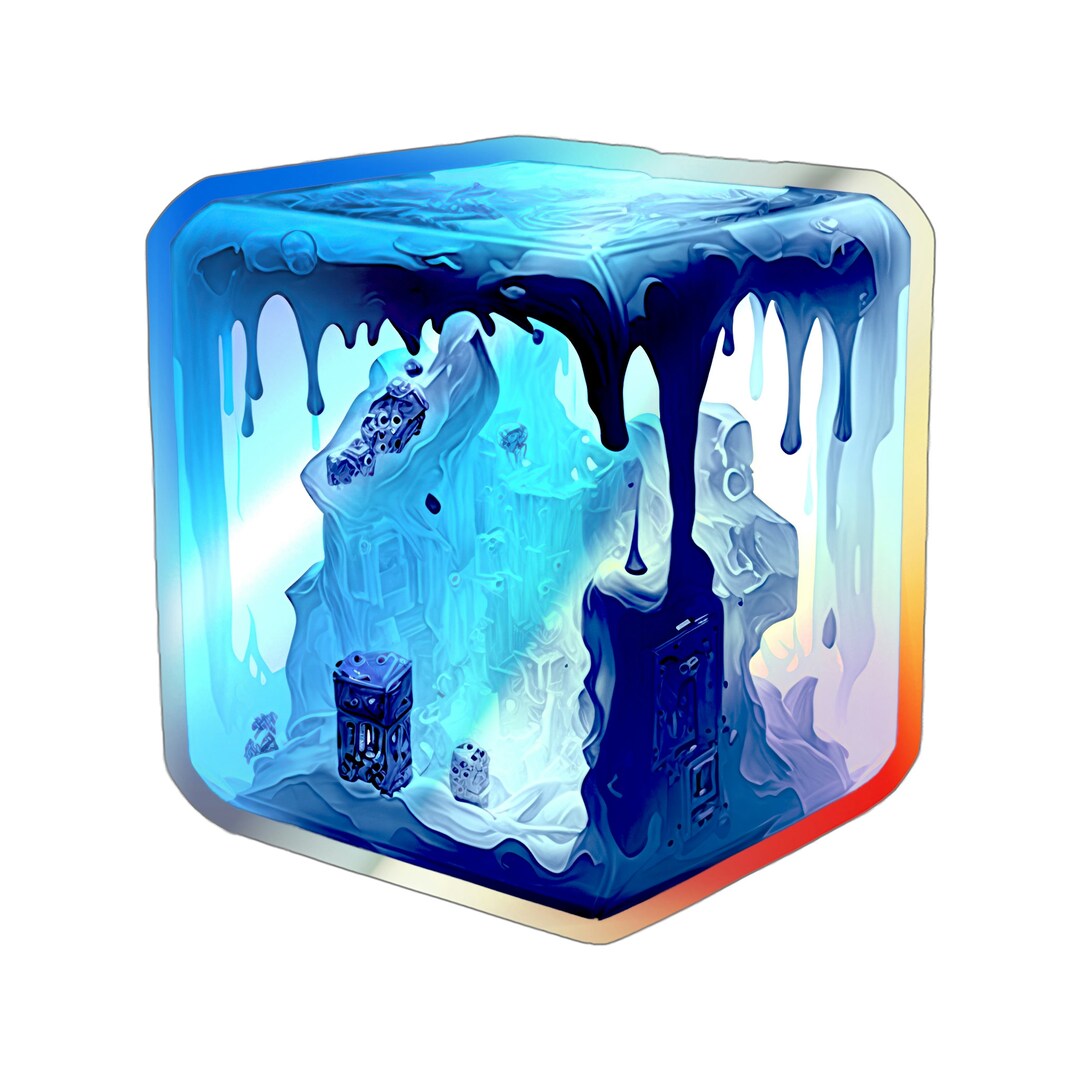 Gelatinous Cube V4 Sticker Dnd Monster Sticker Dnd Gift - Etsy