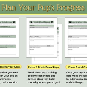 Dog Training Log | Dog Training Journal | Dog Training Tracker | Dog ...