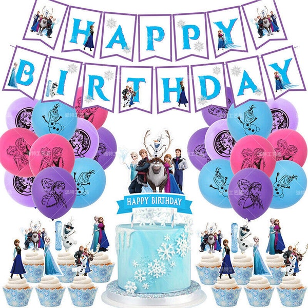 Frozen Party Set - Etsy