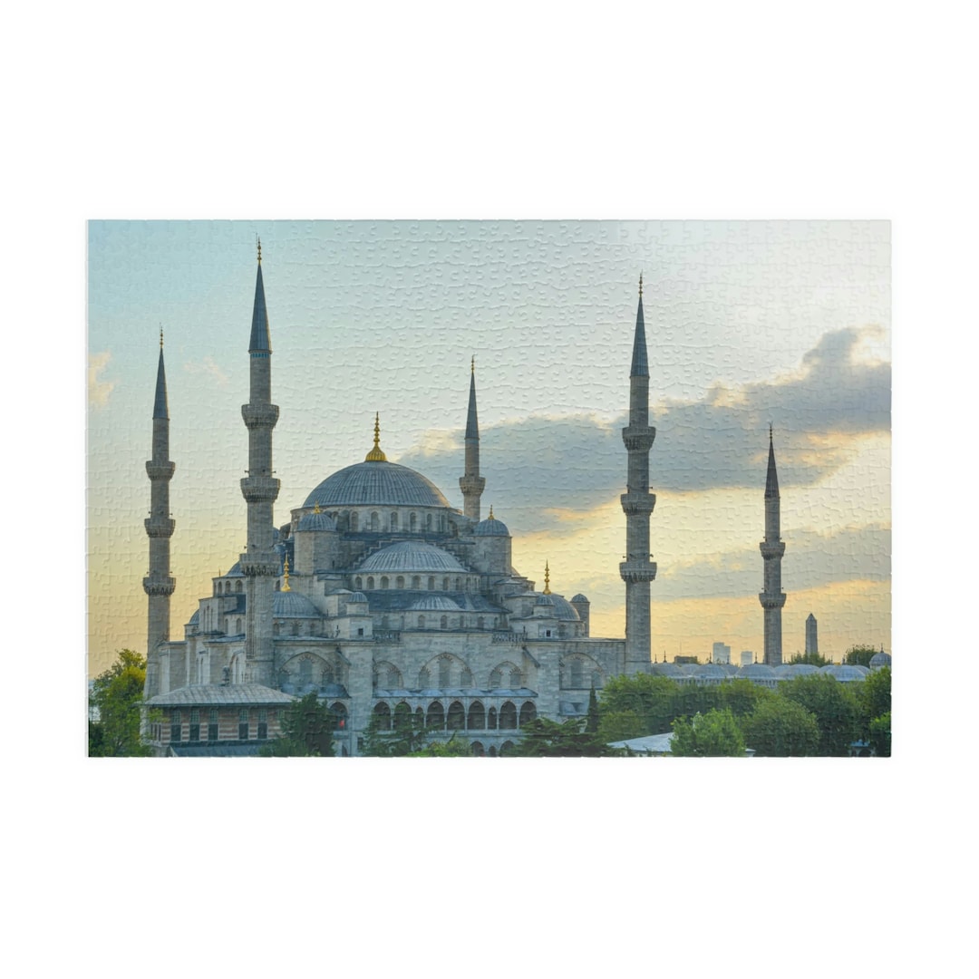 Turkish Mosque Puzzle (110, 252, 500, 1014-piece) - Etsy