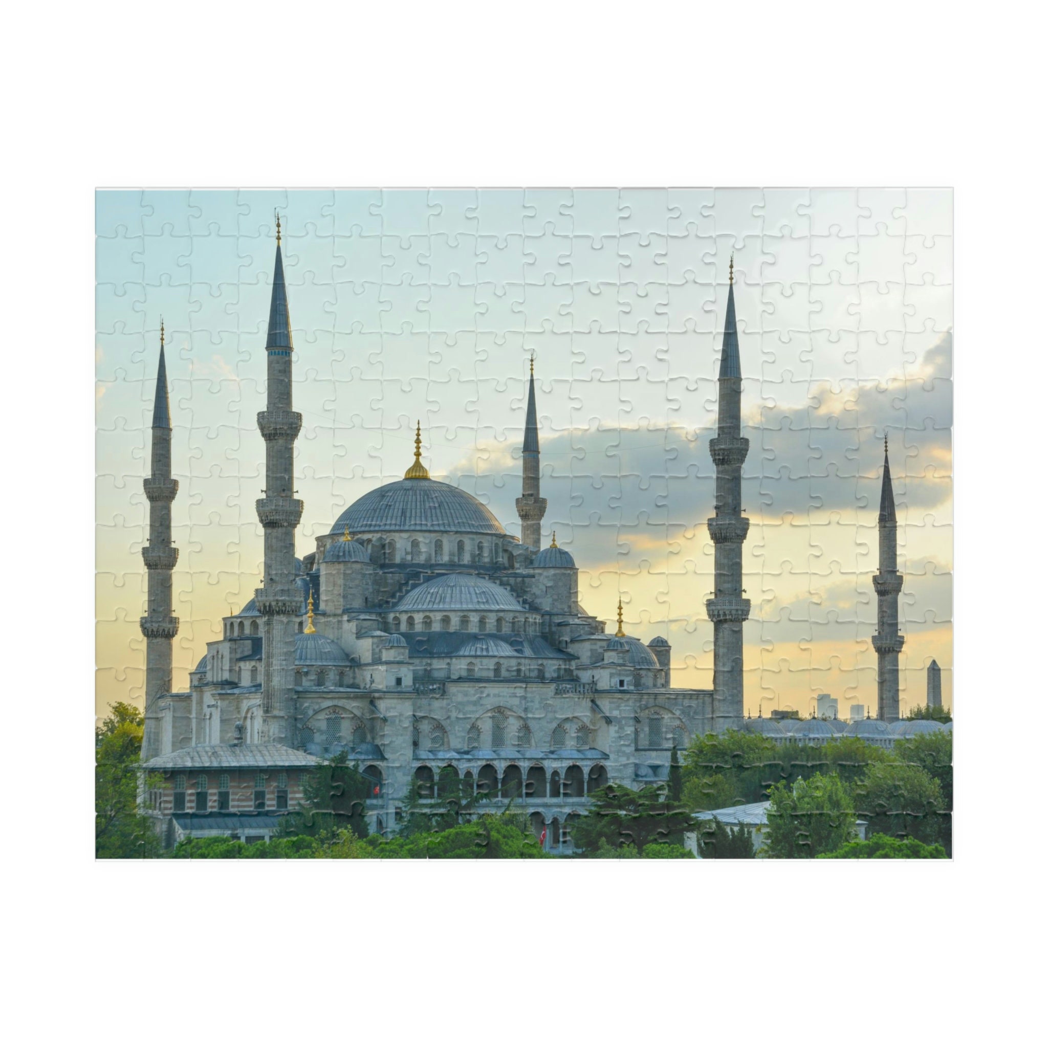 Turkish Mosque Puzzle 110, 252, 500, 1014-piece - Etsy