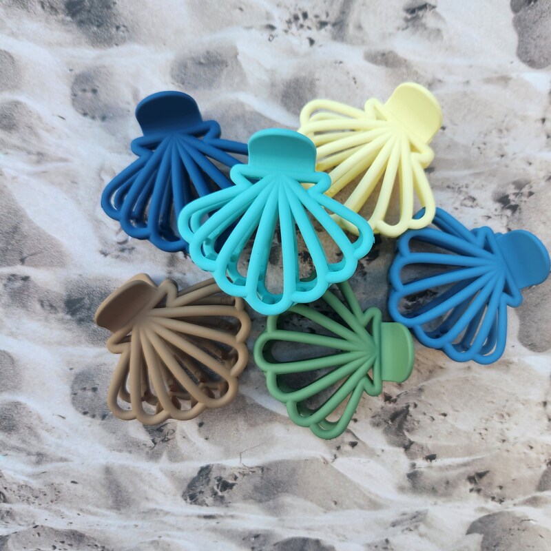 Sea Shell Hair Clips - Etsy
