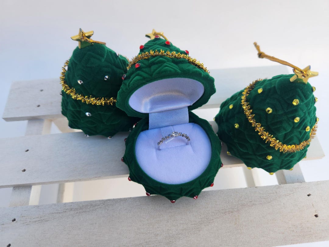 Christmas Tree Ring Holder Christmas Tree Jewelry Box - Etsy