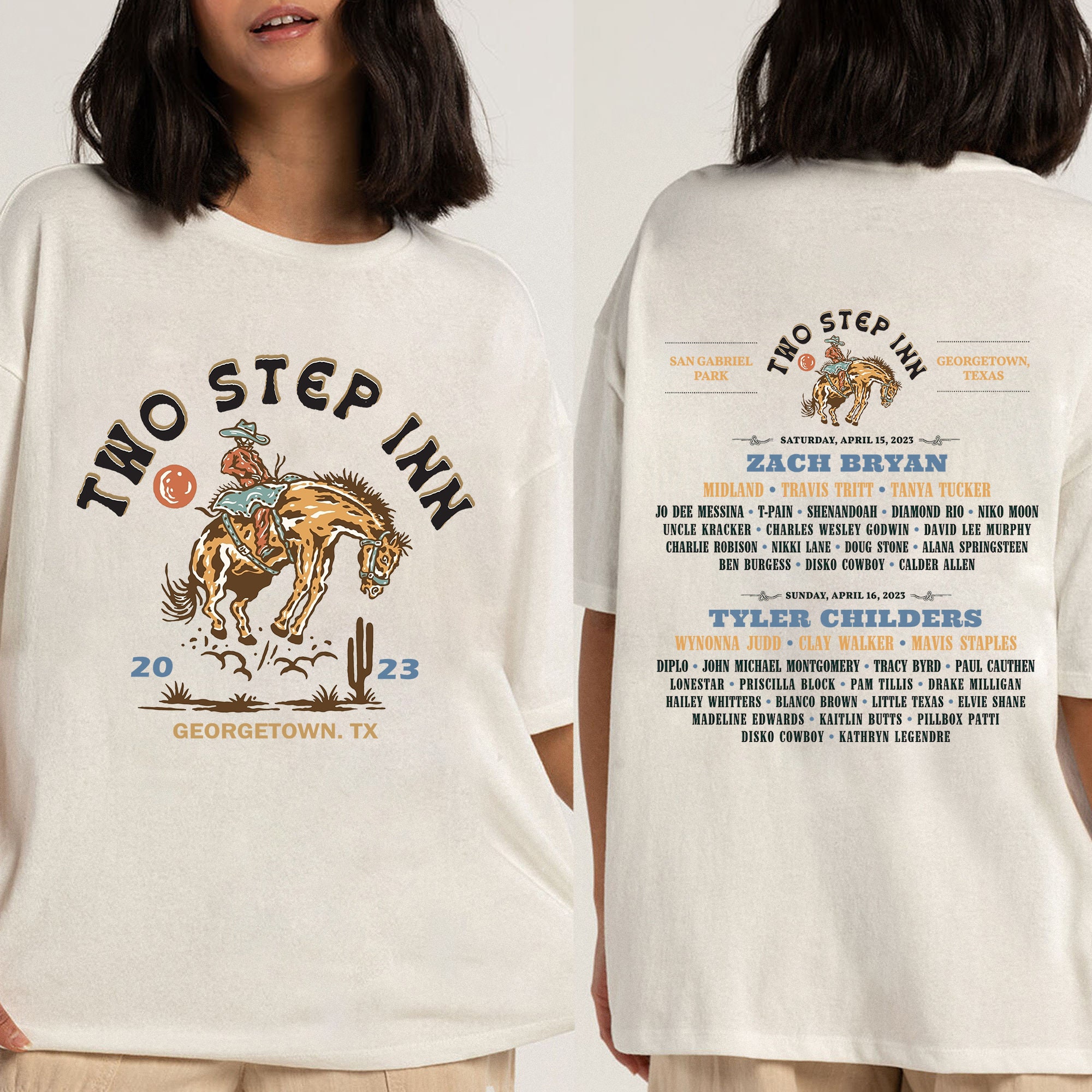 Zach Bryan Two Step Inn 2023 Printed sold by Greg White | SKU 41450526 ...