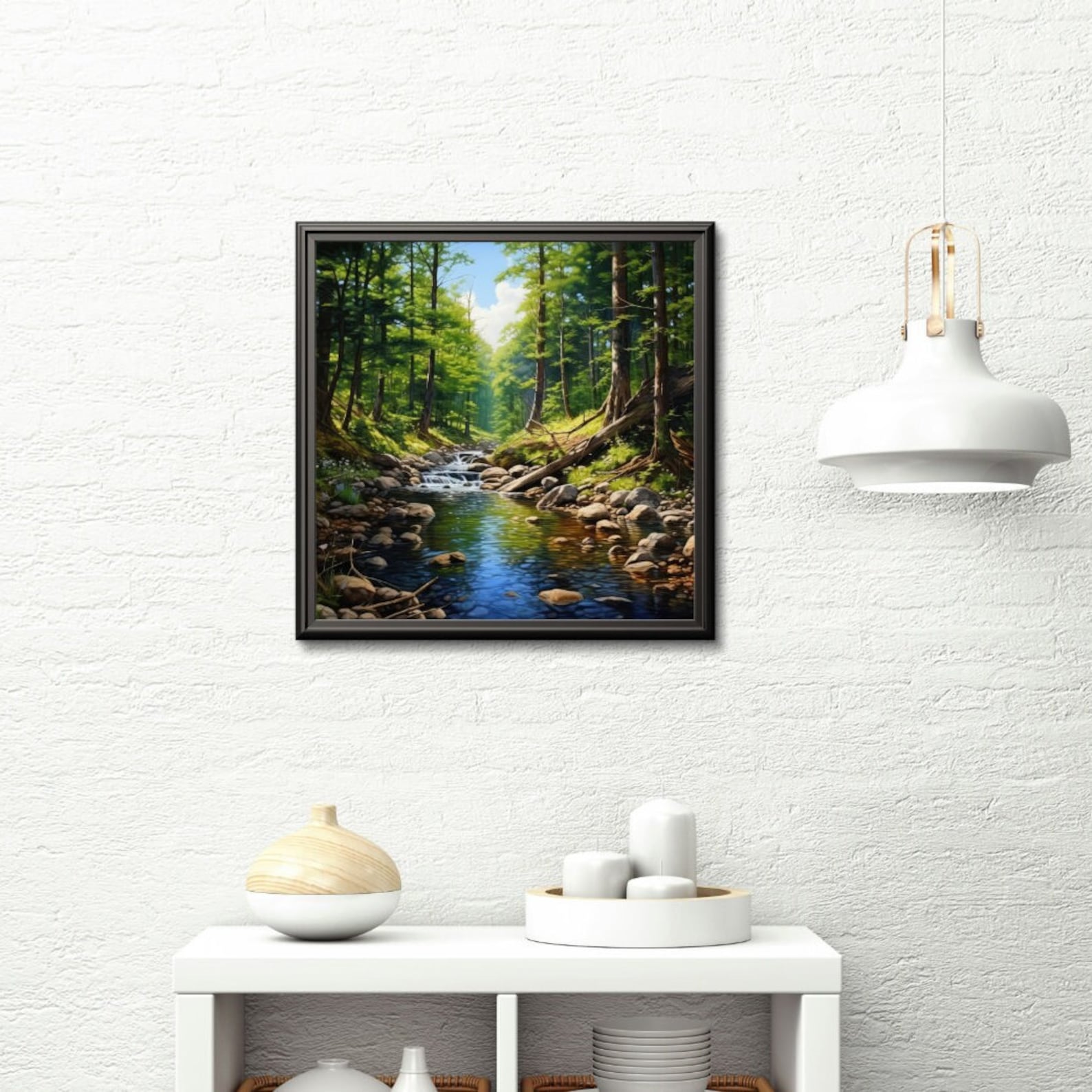 4 Seasons Wall Art Set of 4-nature Artwork-rustic Print-seasons Wall ...