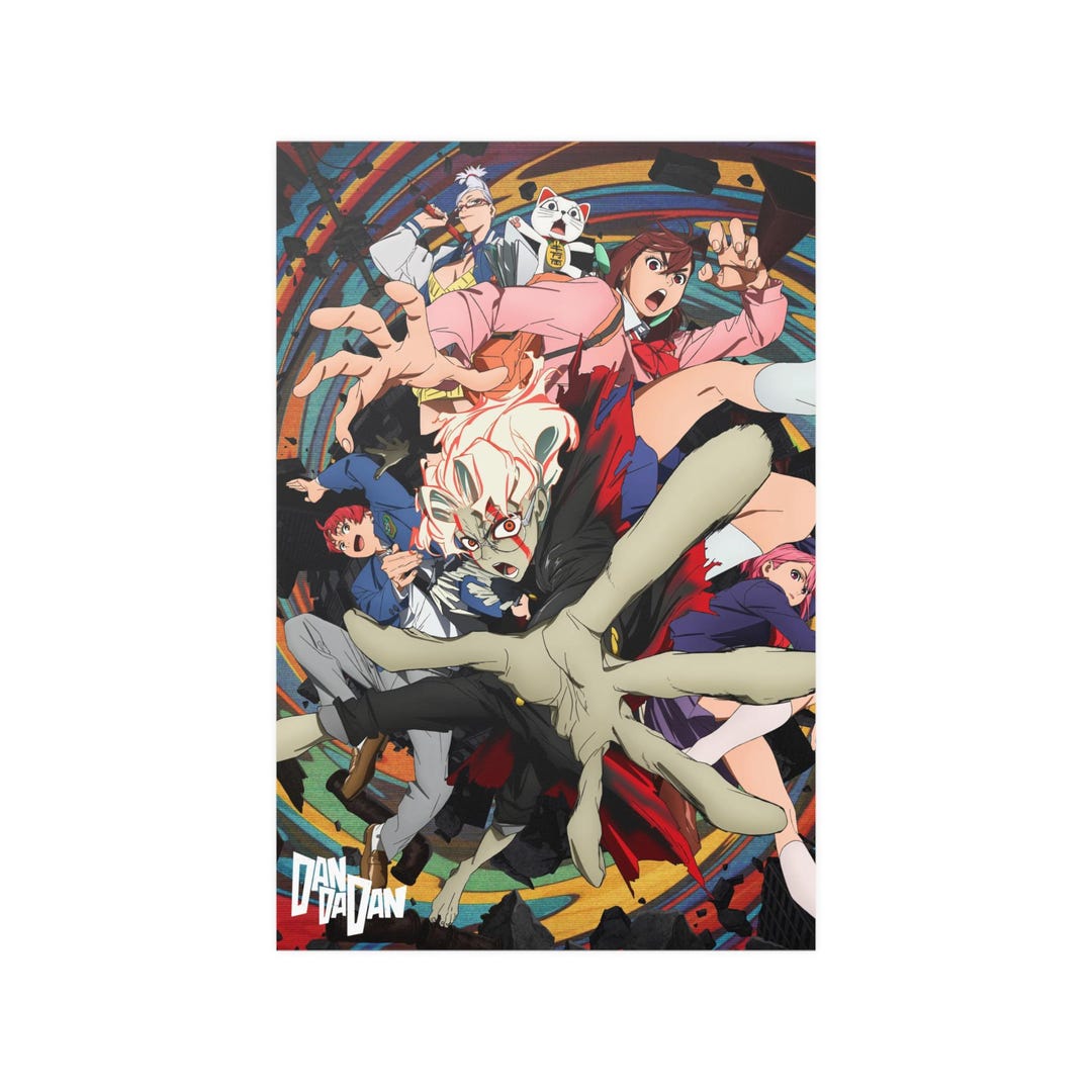 Dandadan Anime Room Poster, Satin Wall Print, Japanese Cartoon Poster ...