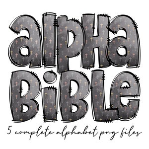 Christian Bible Watercolor Alphabet Png, Religious Alphabet Hand Drawn ...