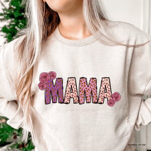 Leopard Floral Doodle Letters With Clip Art, Purple Flower Hand Drawn ...