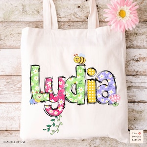 Spring Clipart Spring Sublimation Doodle Letter Bundle PNG, Spring ...