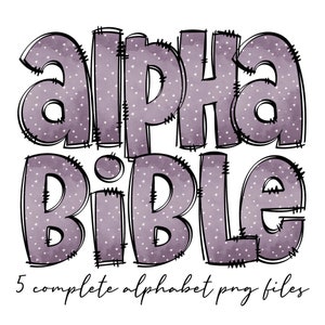 Christian Bible Watercolor Alphabet Png, Religious Alphabet Hand Drawn ...