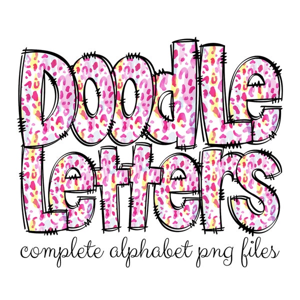 Doodle Alphabet - Etsy