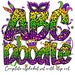 Mardi Gras Doodle Letters With Clip Art PNG Files, Mardi Gras Carnival ...