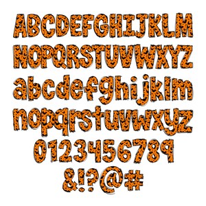Halloween Doodle Letters With Clip Art PNG Files, Make Your Own Name ...