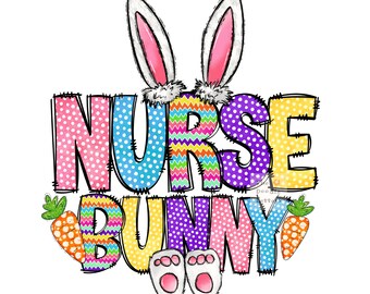 Nurse Bunny Png, Rabbit Png, Easter Nurse, Easter Png, Sublimation ...