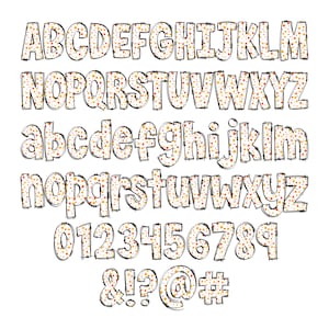 Cute Flower Doodle Letters, Hand Drawn Doodle Alpha Bundle Patterned ...