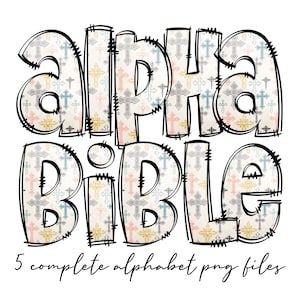 Christian Bible Watercolor Alphabet Png, Religious Alphabet Hand Drawn ...