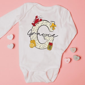 Cajun Doodle Letter PNG, Add Your Own Name, CANVA Template, Creole ...